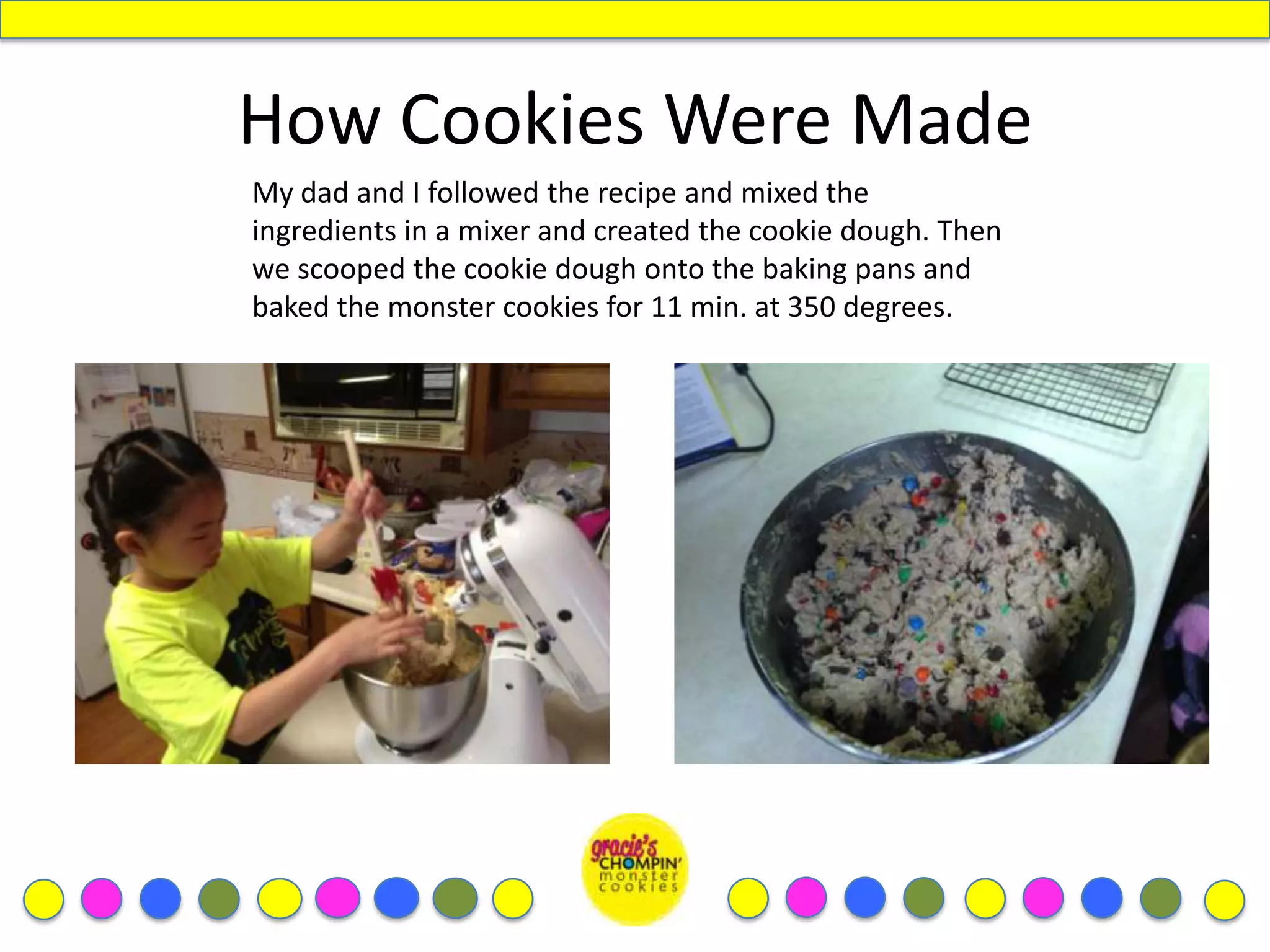 Gracie’s Chompin’ Monster Cookies | PPTX