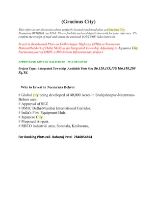 Gracious city 1 | DOCX