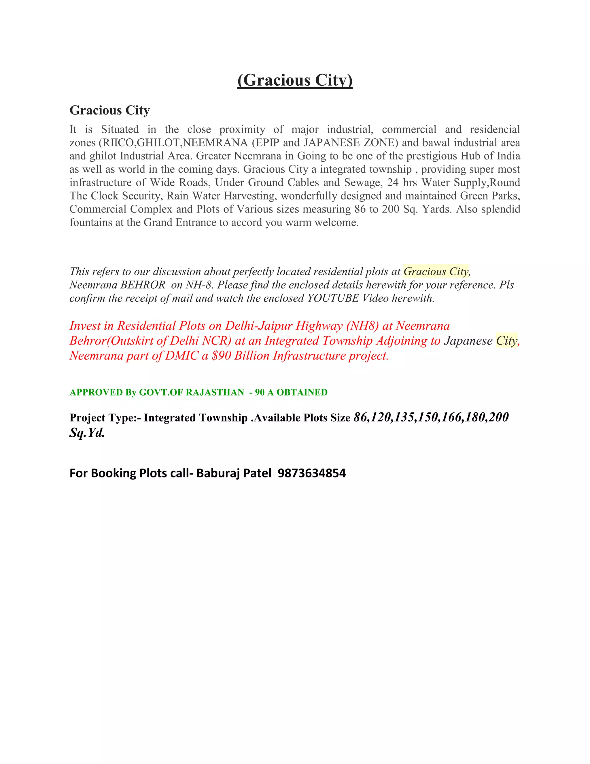 Gracious city 4 | DOCX