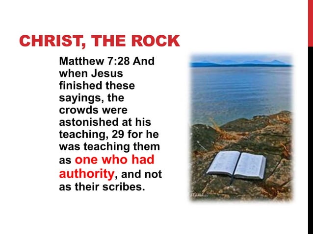 Gracious Jesus 26: A firm foundation | PPTX | Christianity | Religion ...