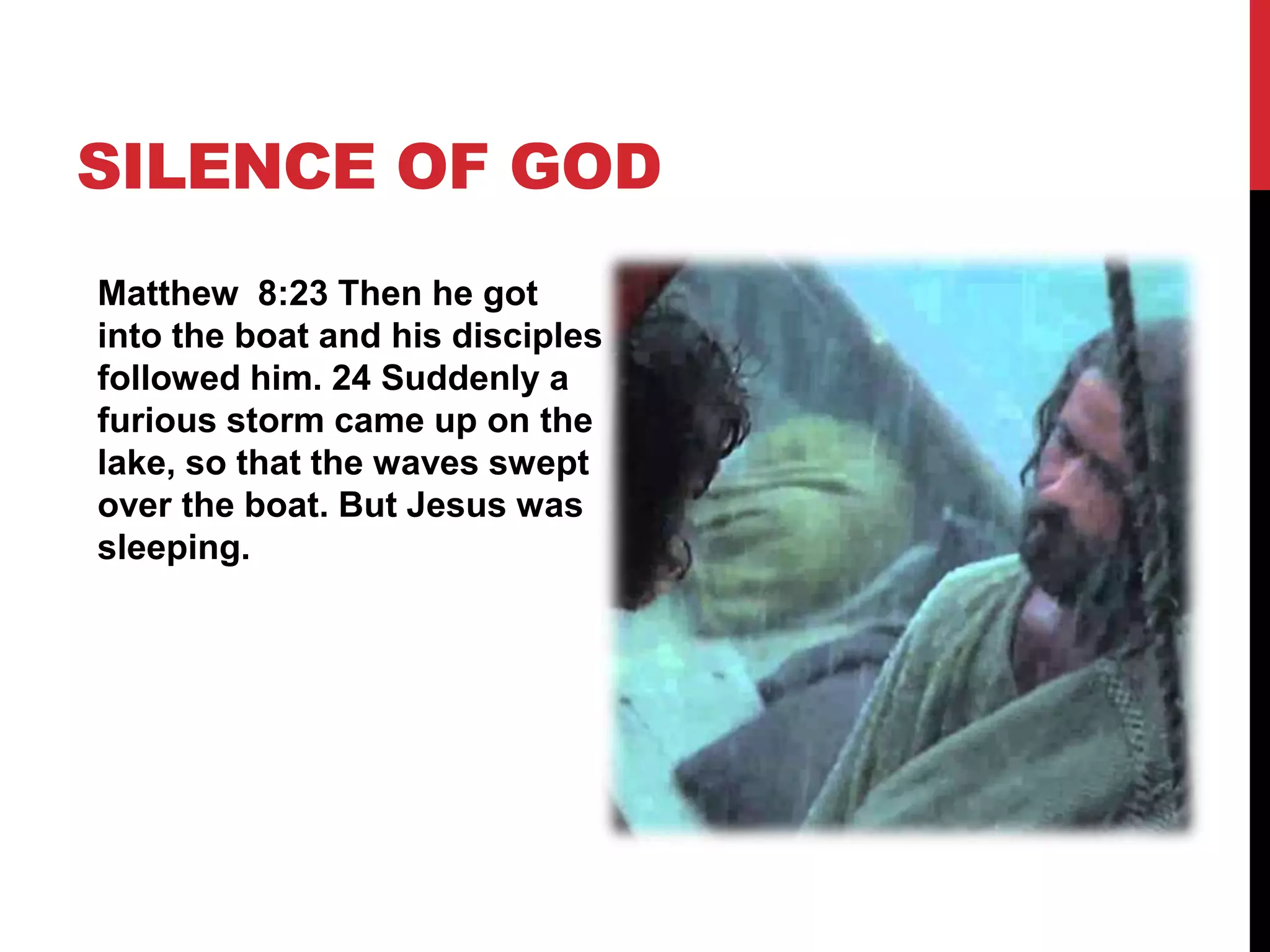 Gracious Jesus 31 - Stillness in storm | PPTX