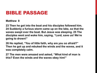 Gracious Jesus 31 - Stillness in storm | PPTX