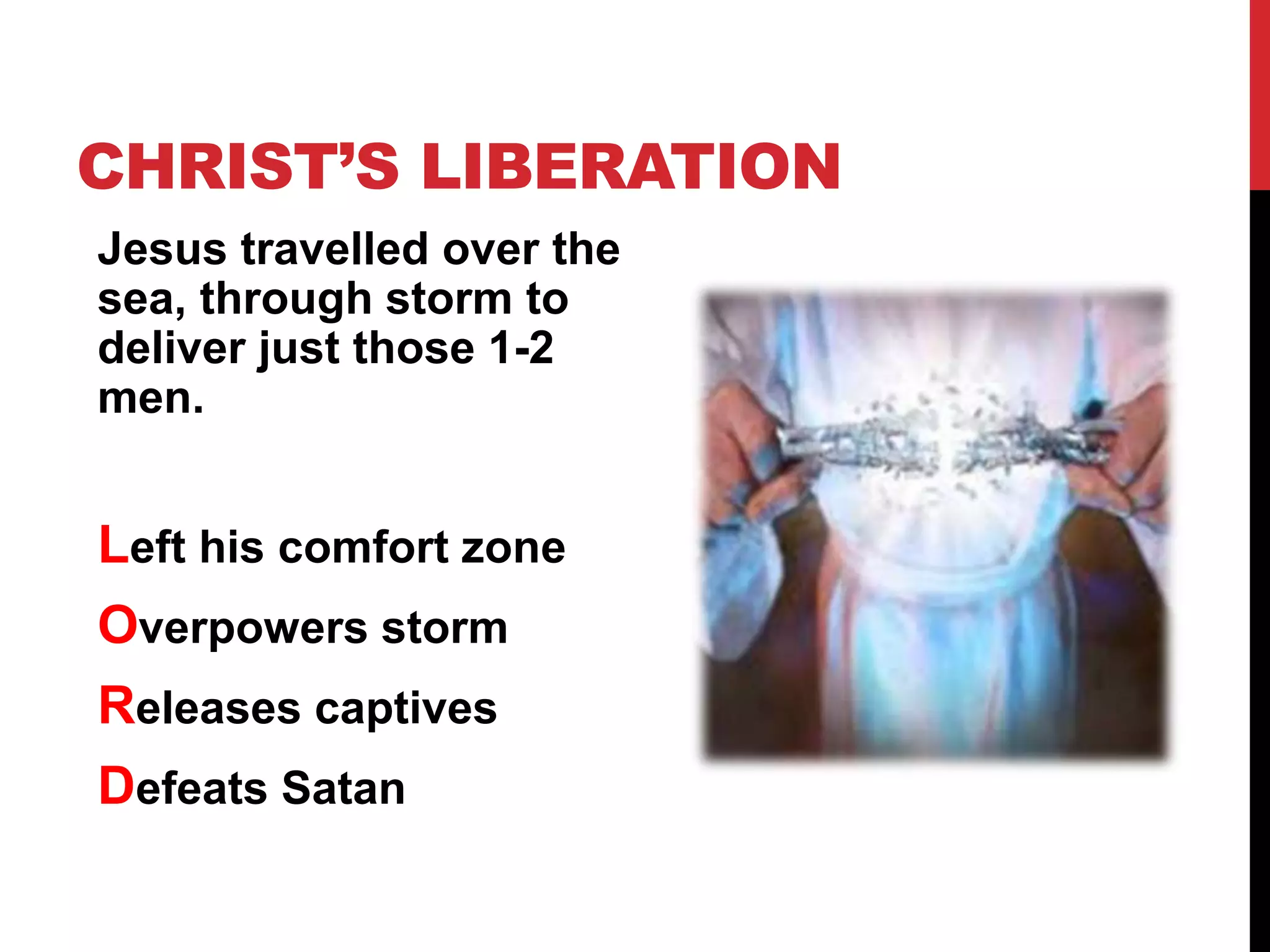 Gracious Jesus 32: Jesus Delivers | PPTX