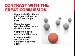 Gracious Jesus 38 - The first commission | PPTX