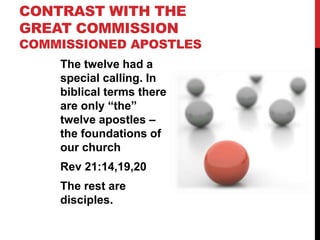 Gracious Jesus 38 - The first commission | PPTX