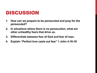 Gracious Jesus 41 Fear God Alone | PPTX