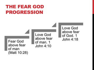 Gracious Jesus 41 Fear God Alone | PPT