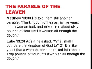 Gracious Jesus 60: The Parable of the Leaven | PPTX
