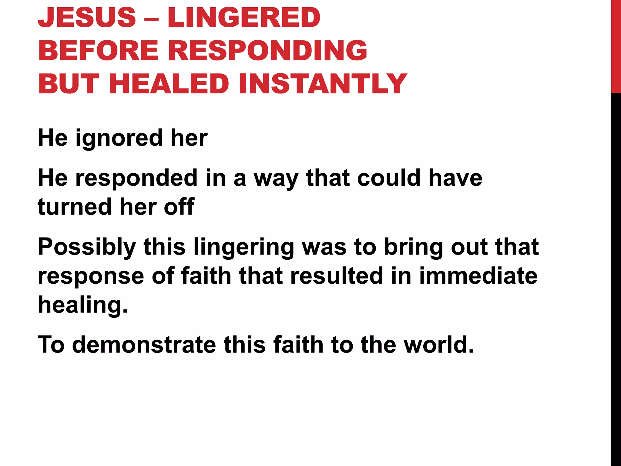 Gracious Jesus 69 Persistant Faith.pptx