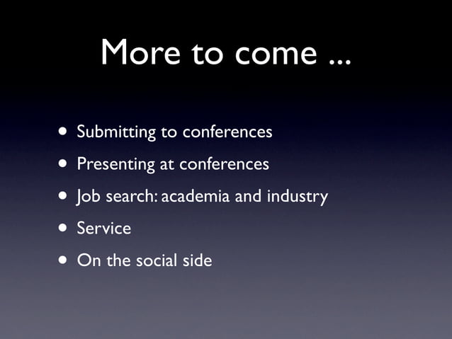 Grad School 101 | PDF