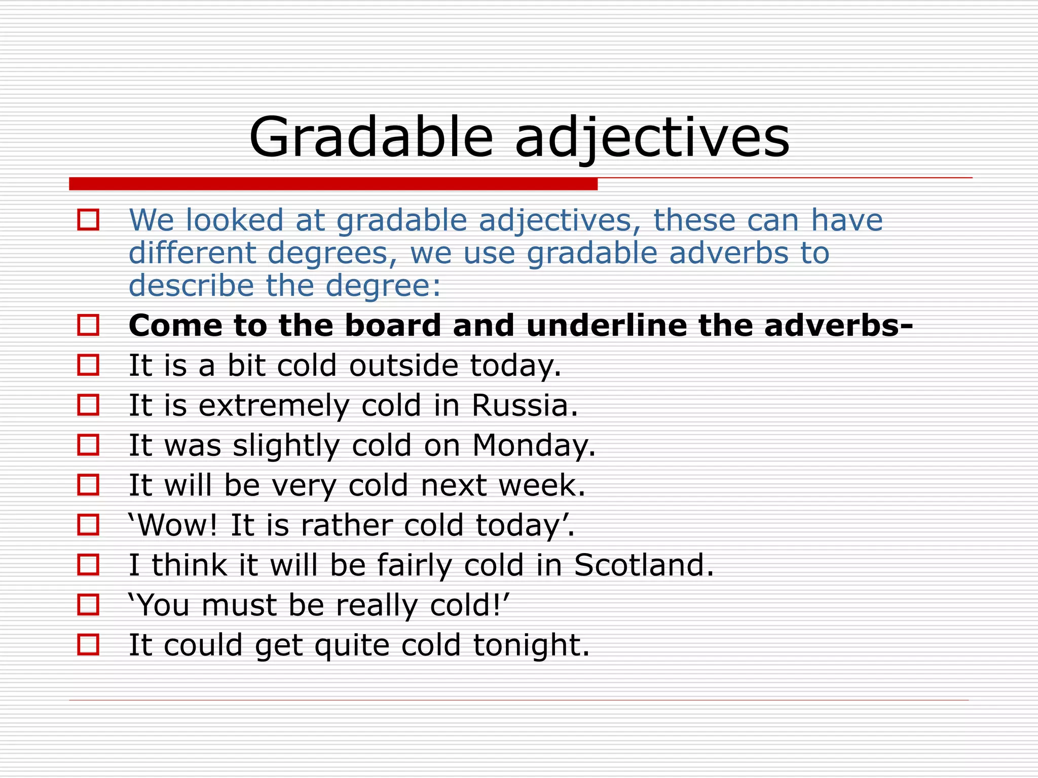 gradable-and-ungradable-adjectives | PPT