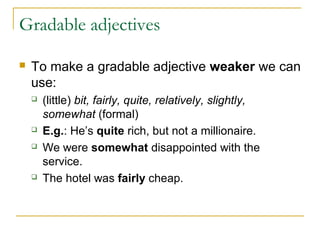 Gradable adjectives | PPT