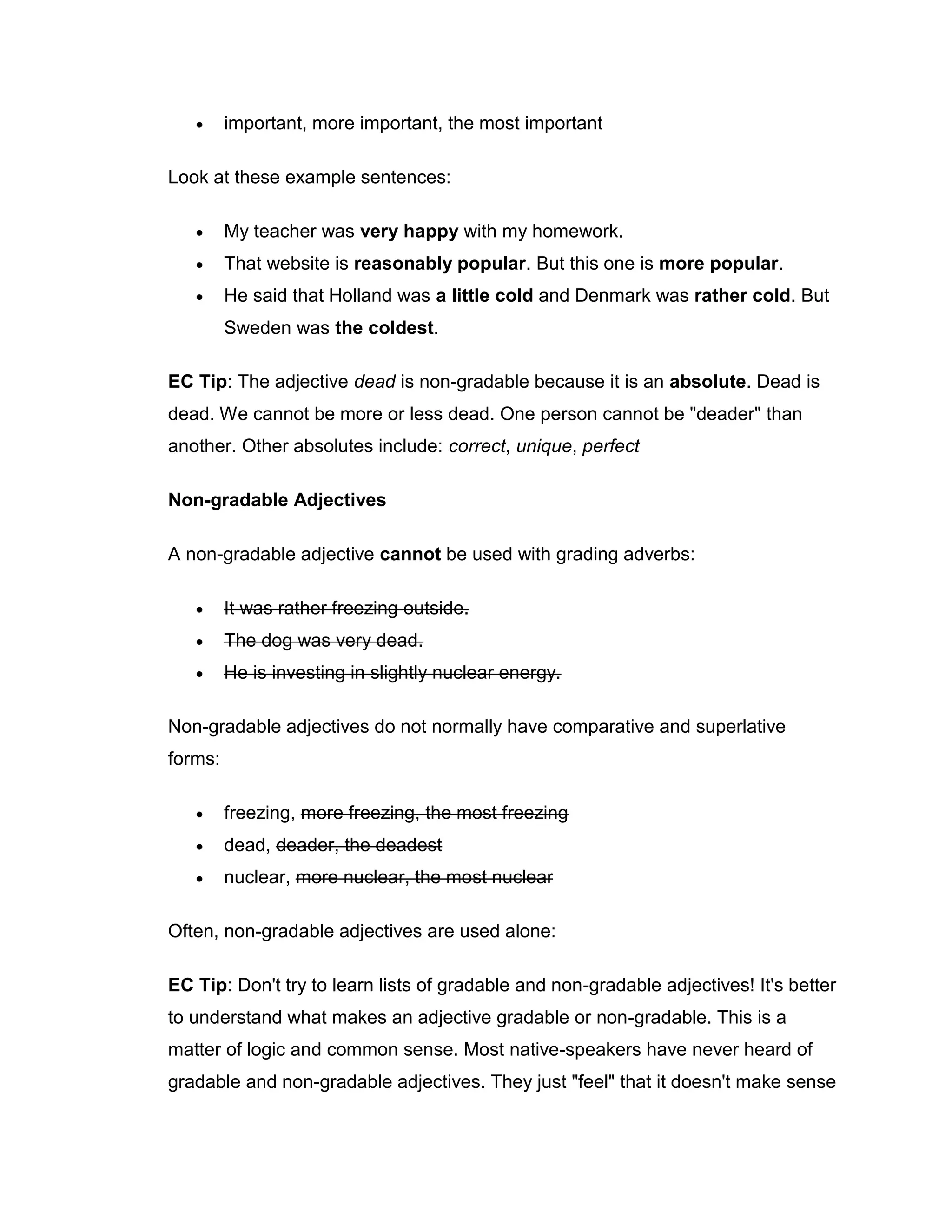 Gradable and non | DOCX