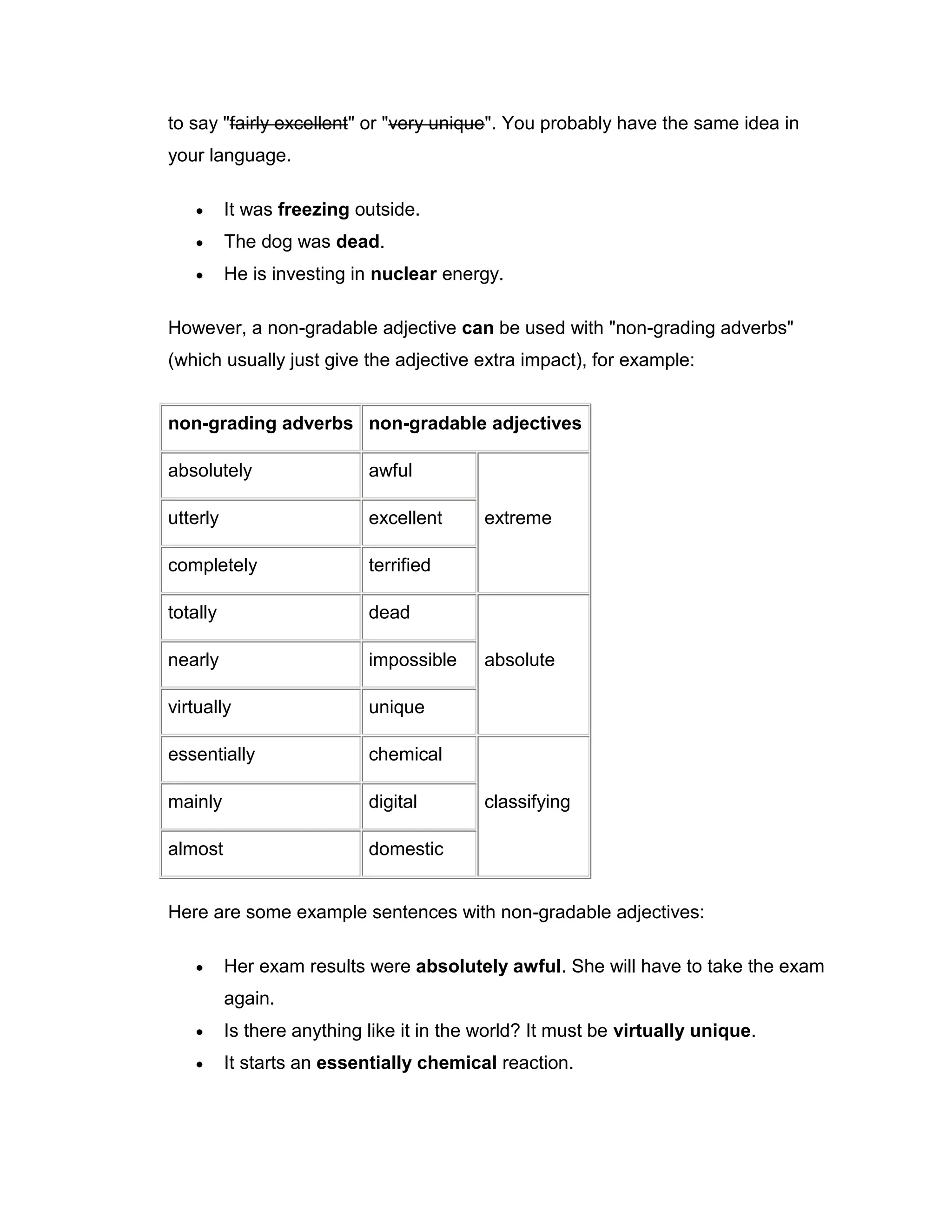 Gradable and non | PDF