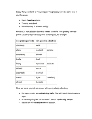 Gradable and non | DOCX