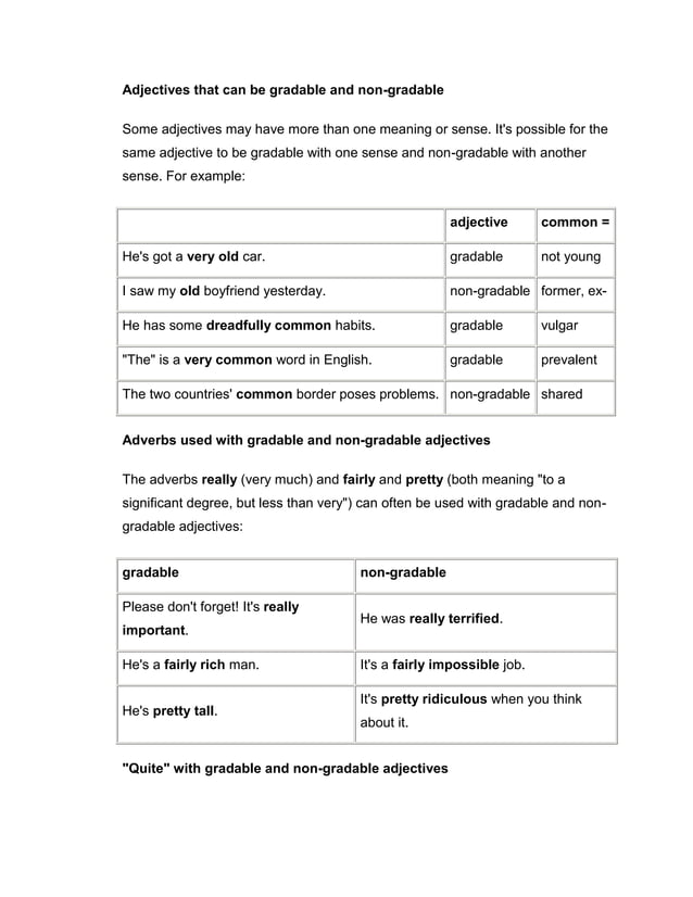 Gradable and non | DOCX
