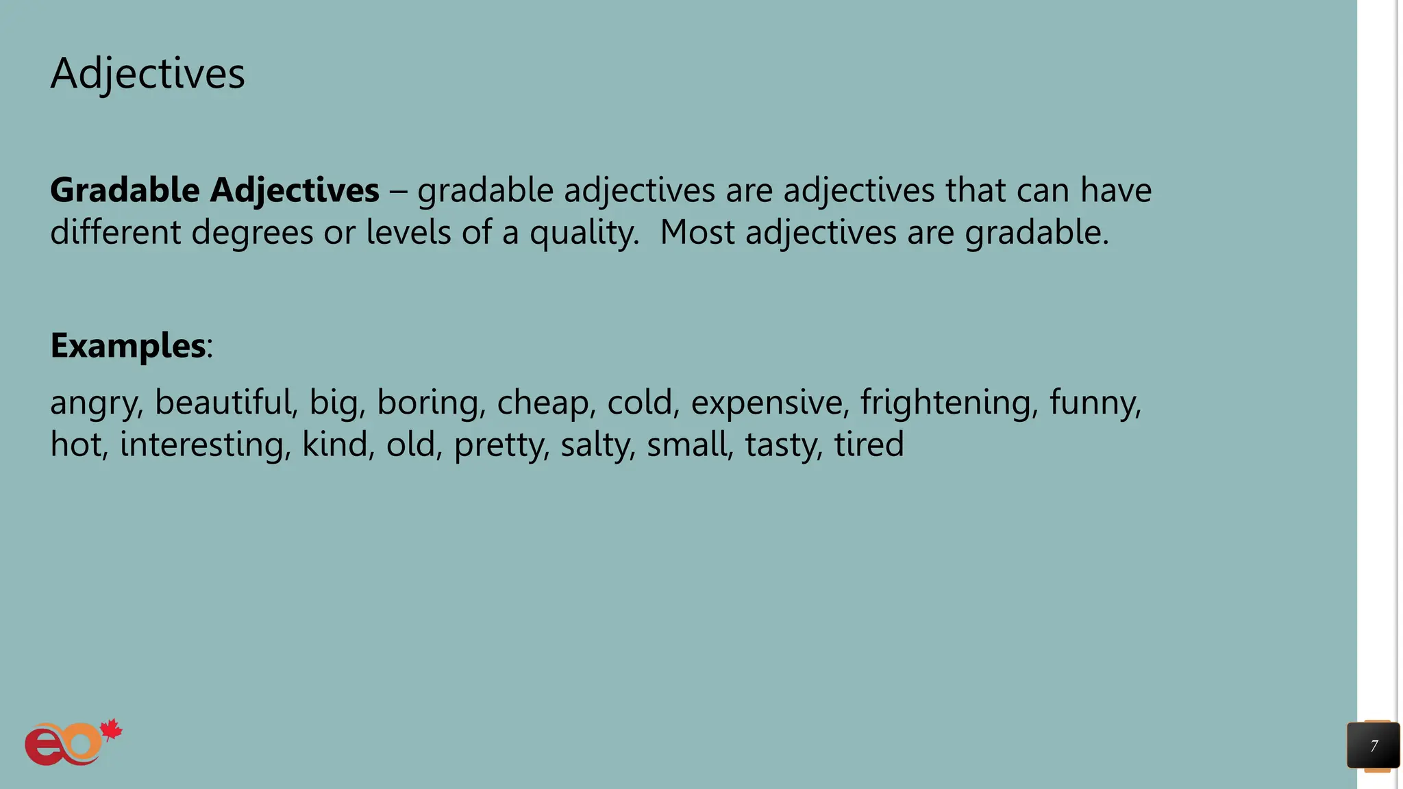 GradableUngradableAdjectivesEnglishO.pptx