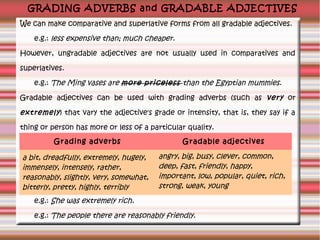 Gradable and non-gradable adjectives | ODP