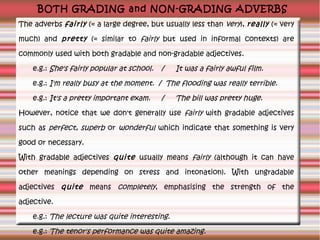 Gradable and non-gradable adjectives | ODP