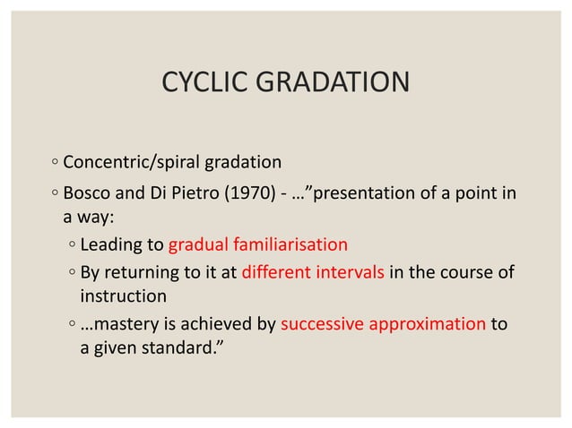 Gradation of Materials | PPTX