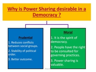 Grade 10 Social Science - Political Science- ch- 1 -Power Sharing | PDF