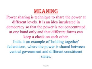 Grade 10 Social Science - Political Science- ch- 1 -Power Sharing | PDF