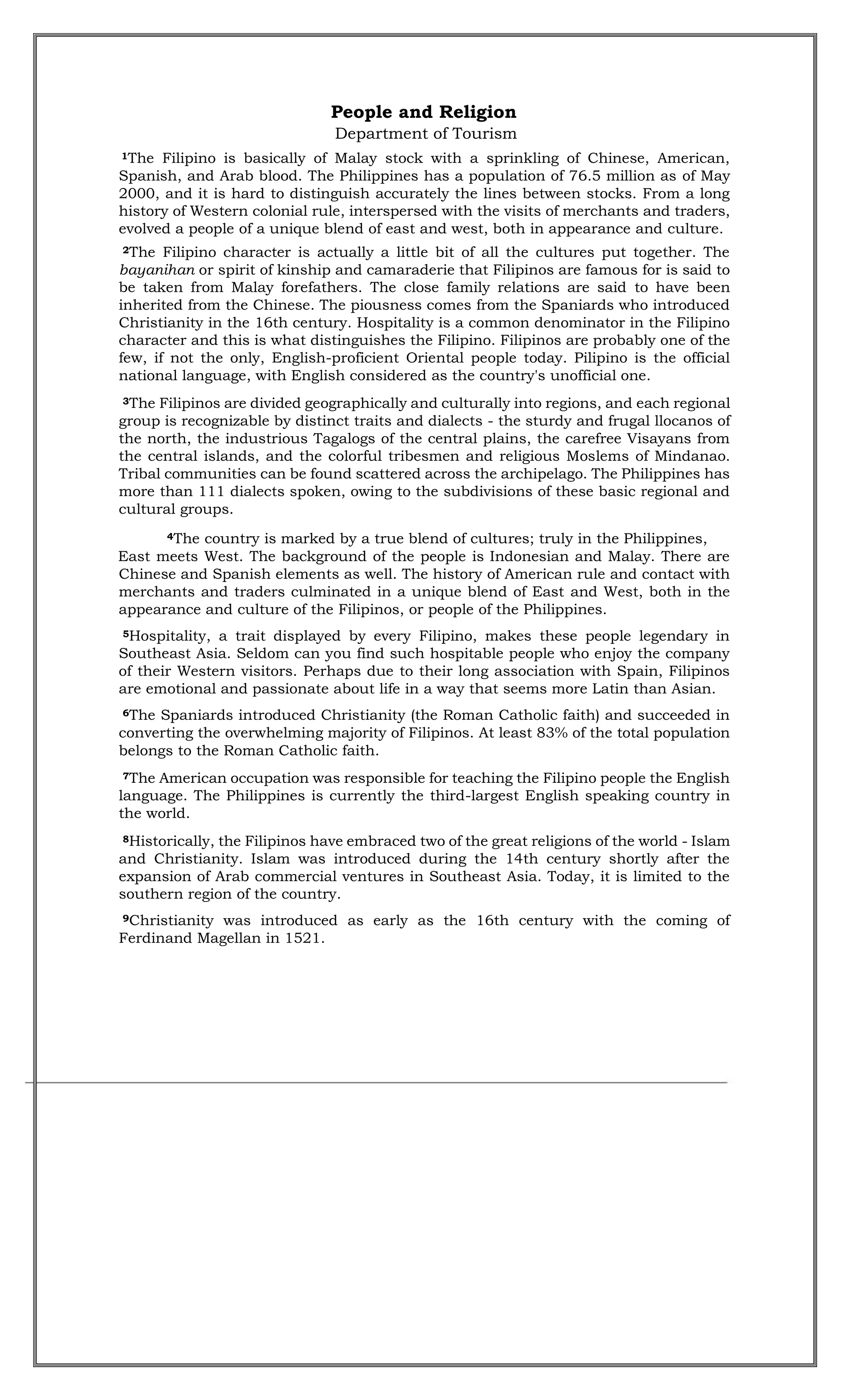 Introduction of the Philippine Literature | DOCX