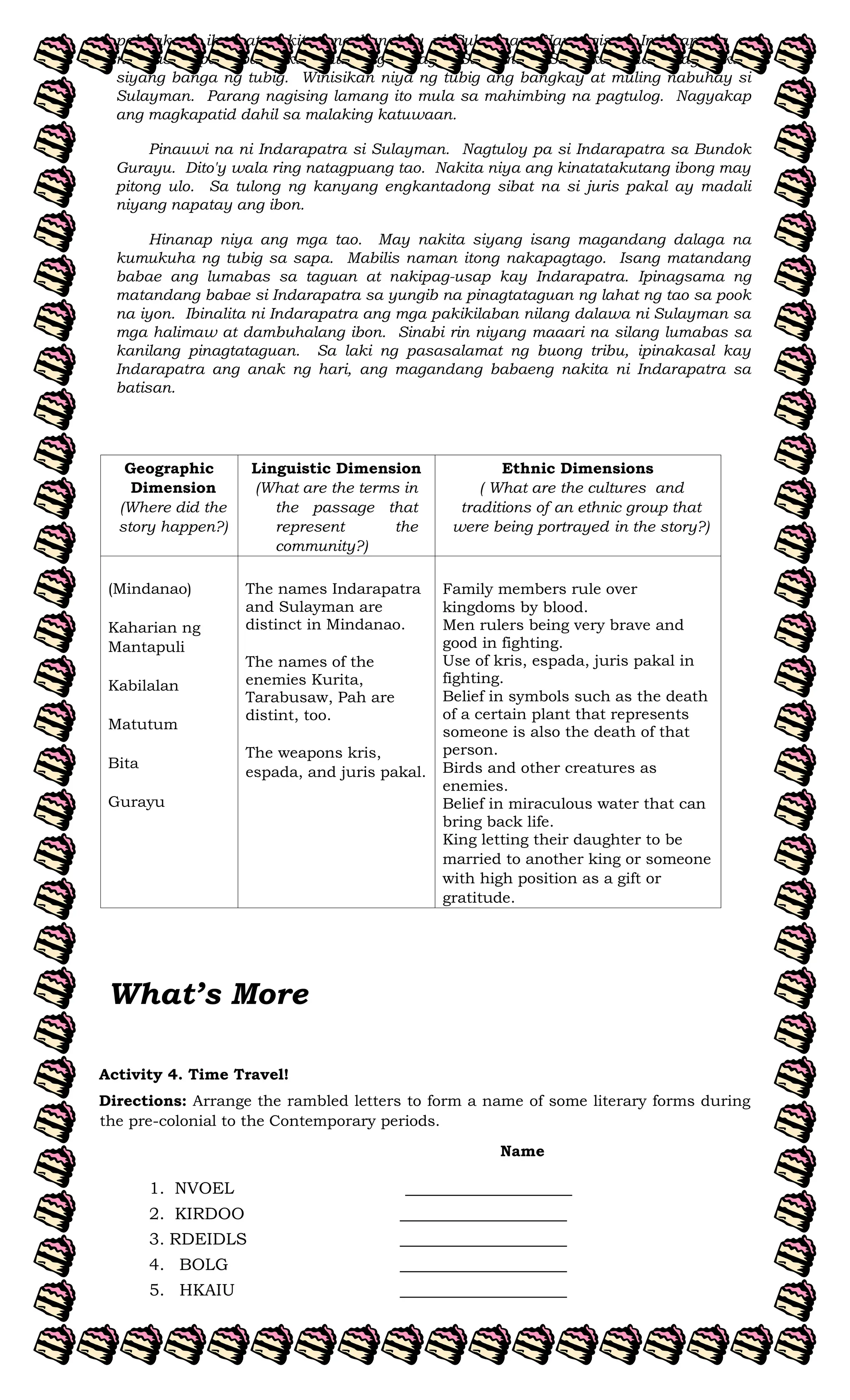 Dimensions of Philippine Literary History and Representative Texts and ...