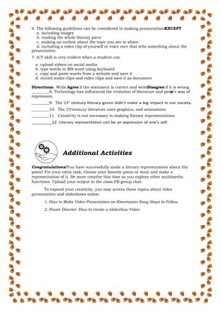 Applying Multimedia and ICT | DOCX
