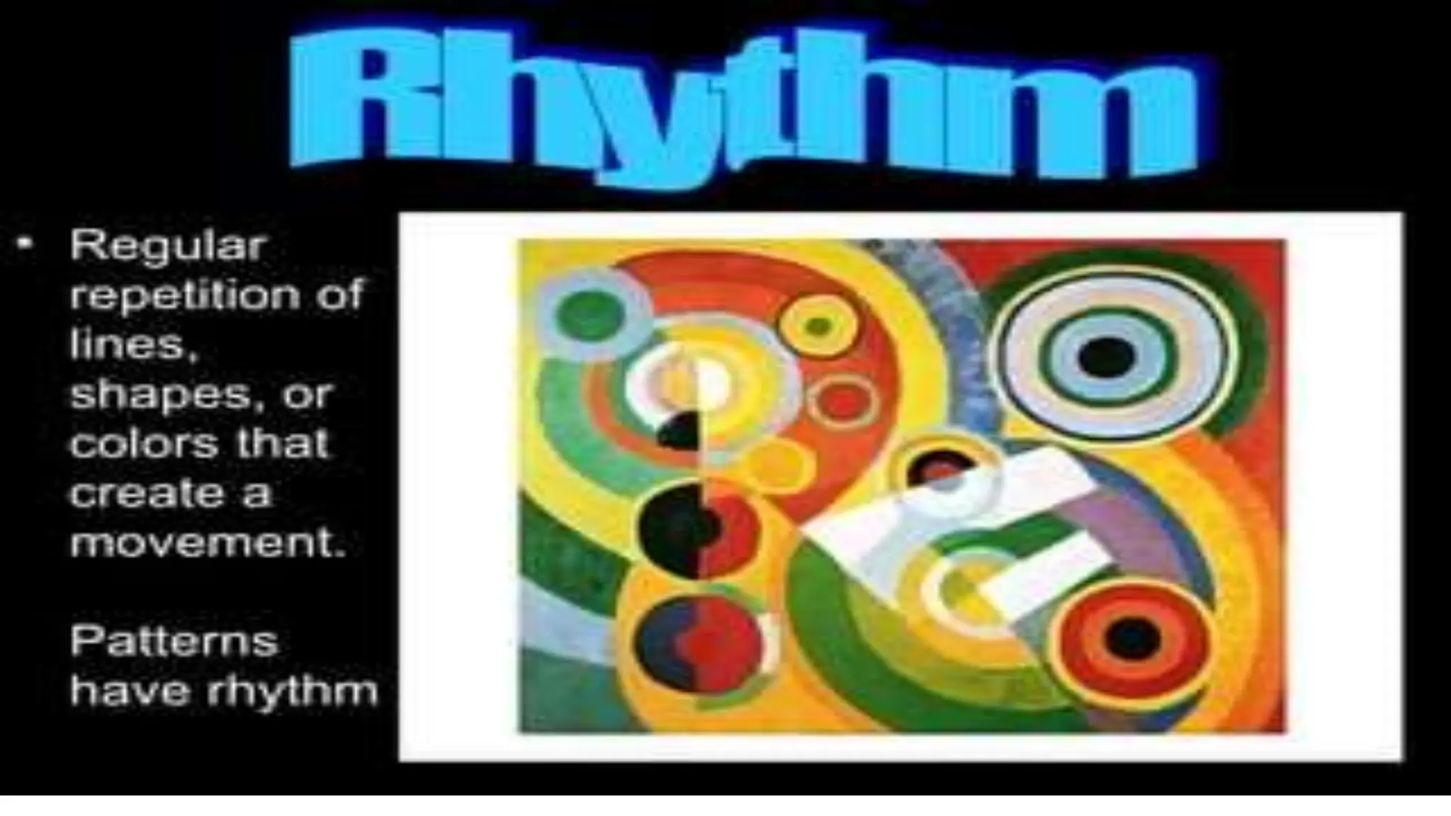 Principles of Design BALANCE, UNITY, EMPHASIS, MOVEMENT, RHYTHM ...