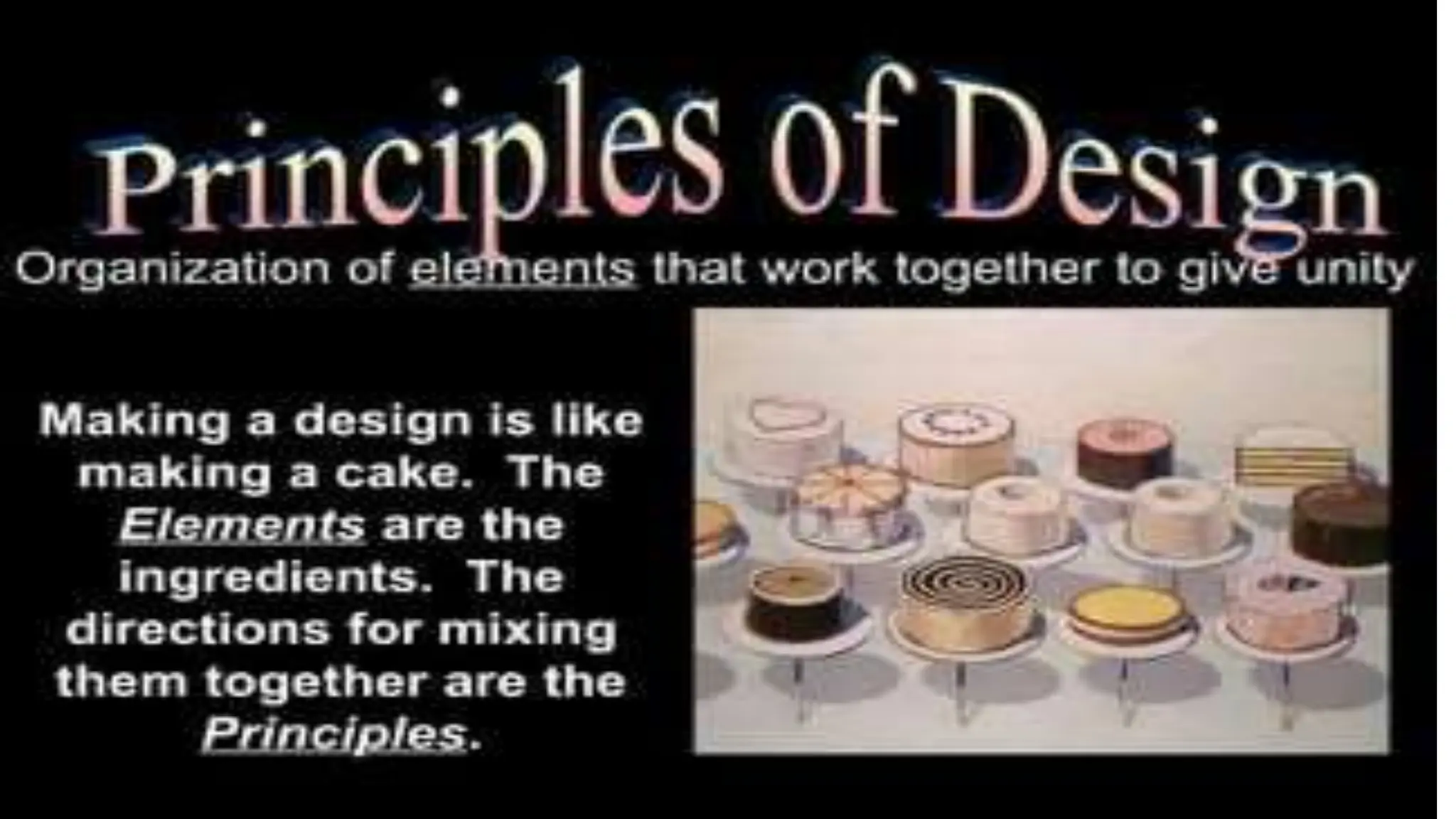 Principles of Design BALANCE, UNITY, EMPHASIS, MOVEMENT, RHYTHM ...