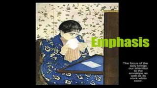 Principles of Design BALANCE, UNITY, EMPHASIS, MOVEMENT, RHYTHM ...