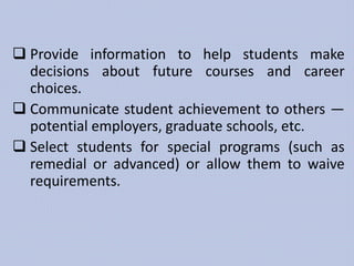 assigning grades and course marks | PPTX