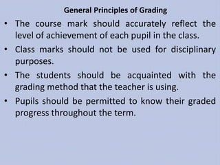 assigning grades and course marks | PPTX