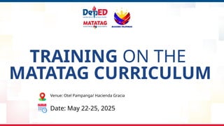 Grade 2 English-Matatag K to 12 Training of Teachers for the English ...