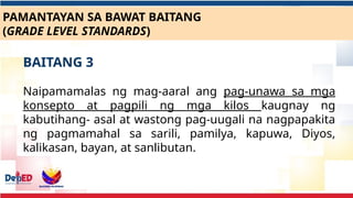 The GMRC Curriculum refers to the teaching of Good Manners and Right ...