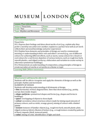 Grade 2-rhythm-art-lesson-plan | DOCX