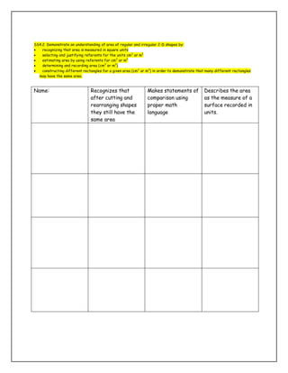 Grade 4-area | PDF
