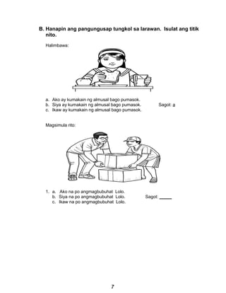 Grade 4-filipino-ako-ikaw-siya | DOC