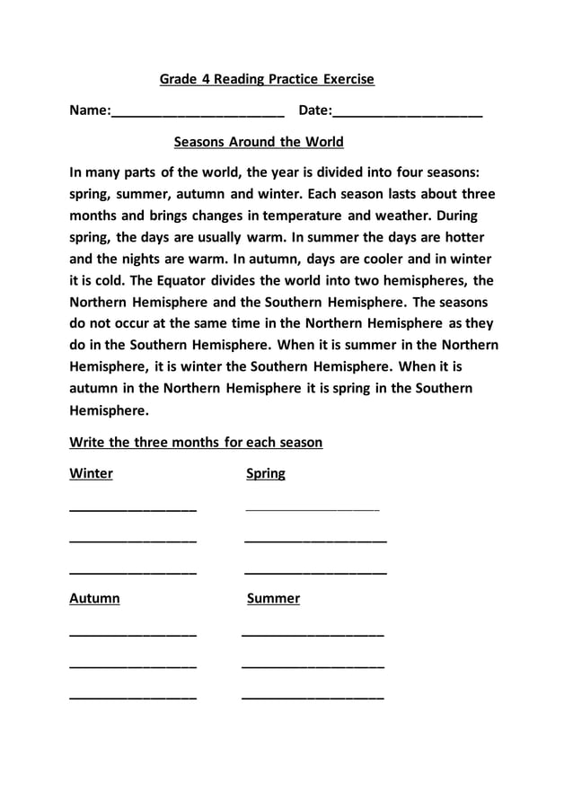 Practice - reading | PDF