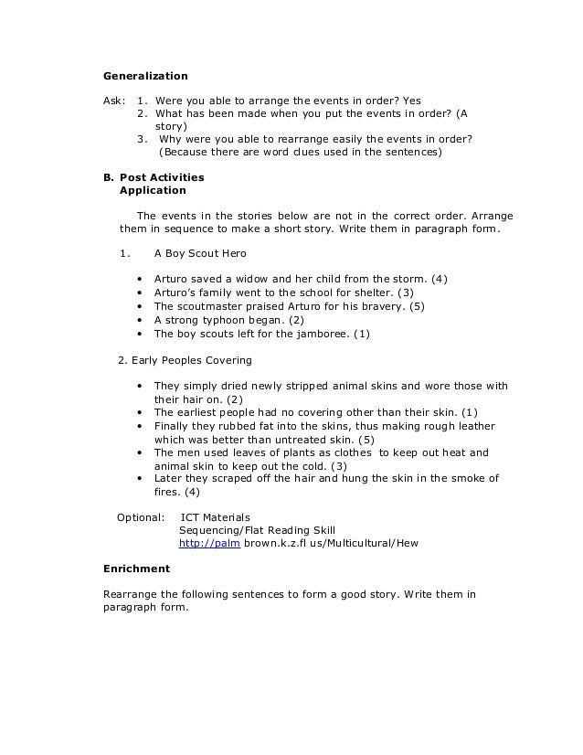 Grade 6-english-reading-arranging-a-set-of-events-in-a-logical-order-…