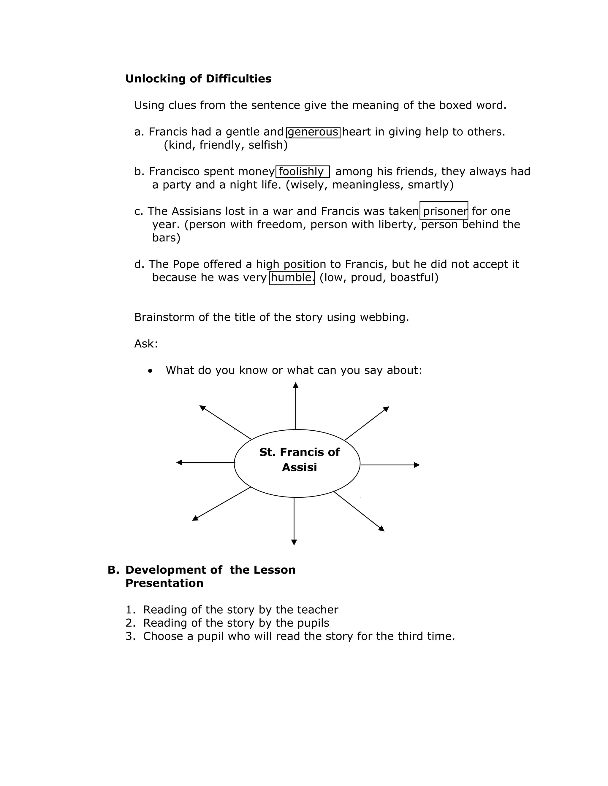Grade 6-english-reading-reality-and-fantasy | DOC