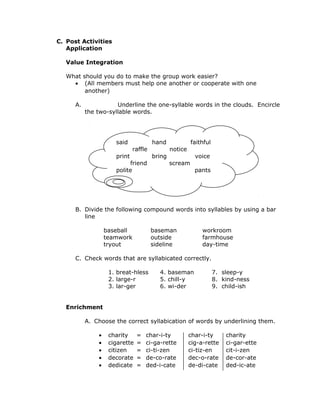 Grade 6-english-reading-recognizing-correct-syllabication-of-words | DOC