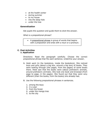 Grade 6-english-speaking-using-prepositional-phrases 0 | DOC