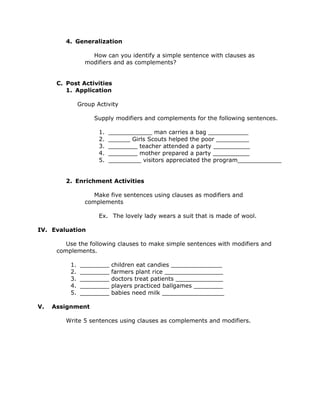 Grade 6-english-speaking-using-simple-sentences-with-clauses-as ...