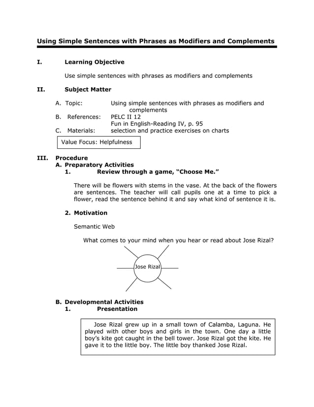 Grade 6-english-speaking-using-simple-sentences-with-phrases-as ...