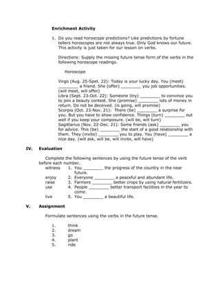 Grade 6-english-speaking-using-the-future-form-of-verbs | DOC