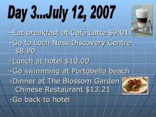 Grade 6 Travel the World Assignment | PPT