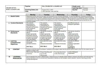 Grade-7-Quarter-2-Science 7-DLL-DLP-SCIENCE | PPT