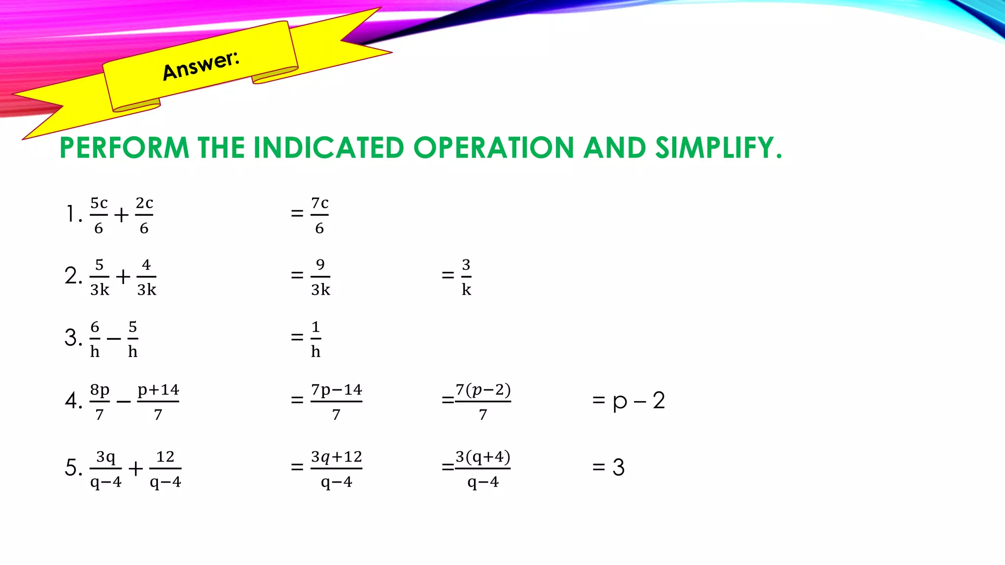Grade 8-addition-and-subtraction-of-rational-expression | PDF